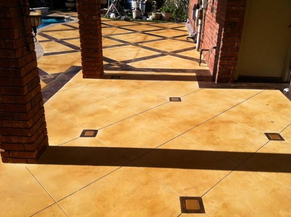 Stained Concrete Pool Deck Ideas | Direct Colors