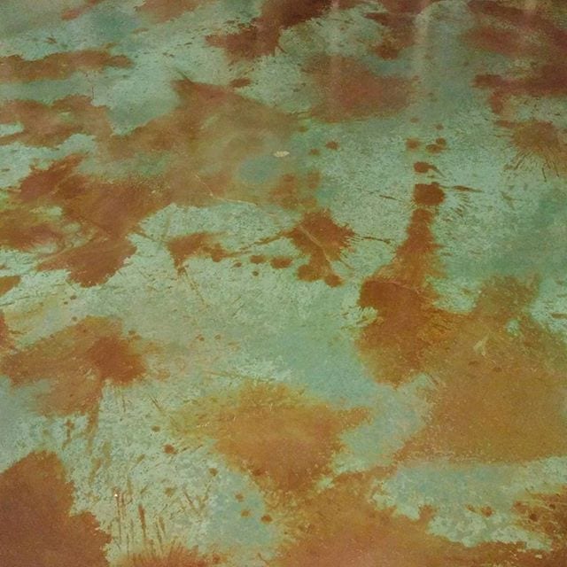 Azure Blue Concrete Stain Photo Gallery | Direct Colors