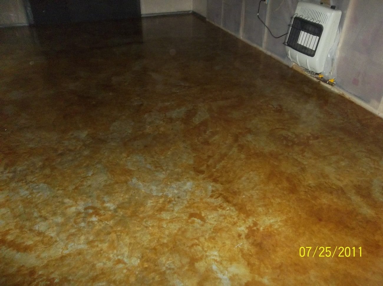 English Red Concrete Stain Photo Gallery