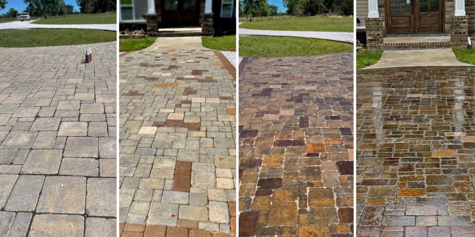 How to Stain Concrete Paver Driveways | Direct Colors