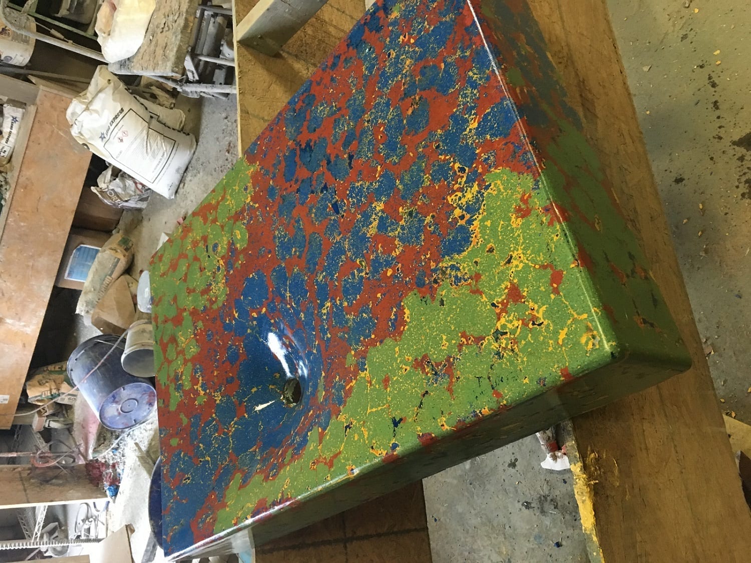 Blue Concrete Photo Gallery | Direct Colors