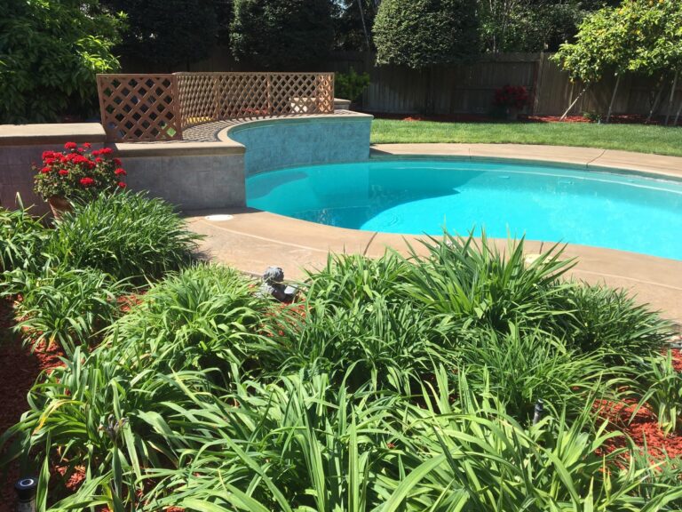 DIY Stained Concrete Pool Decks: Photos & Tips