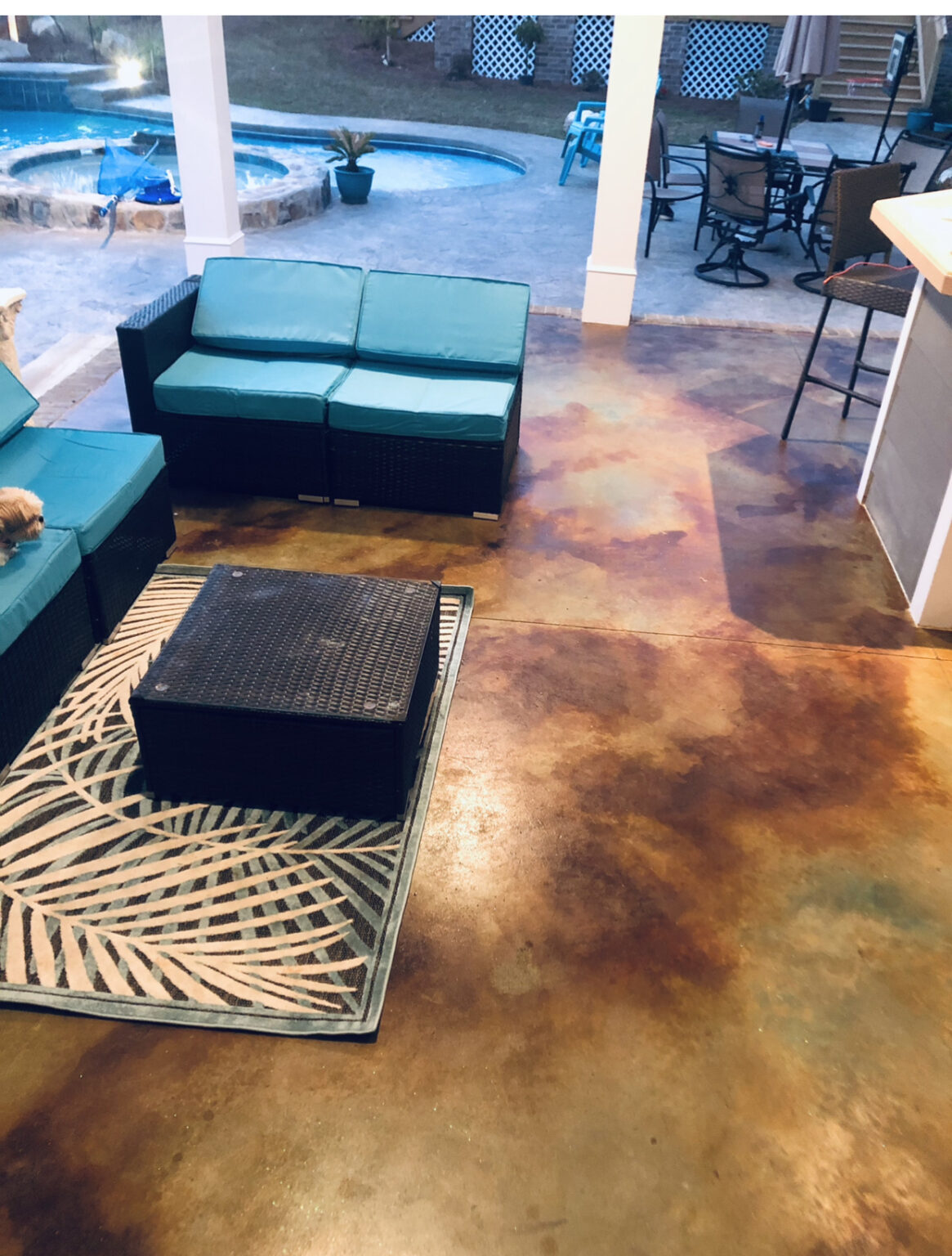 Shifting Sand Concrete Stain Photo Gallery | Direct Colors