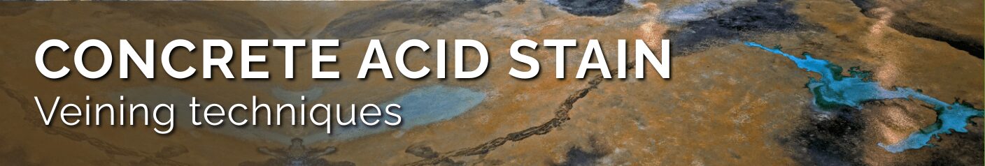 Vein Staining Technique: Concrete Veining with Acid Stain