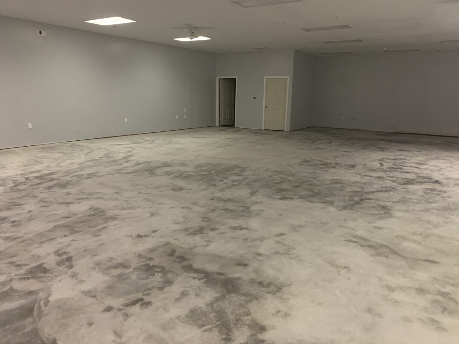 Stain Concrete Gray; Before and After