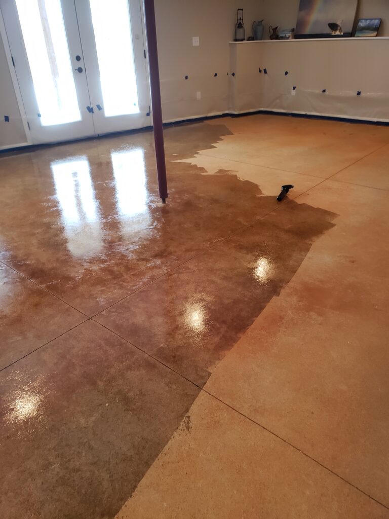 Malayan Buff Concrete Stain Photo Gallery | Direct Colors