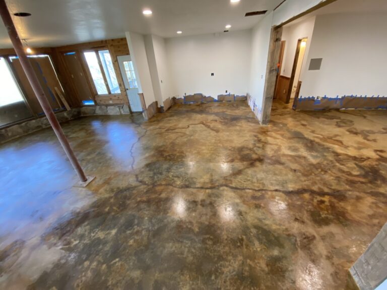 Desert Amber Concrete Acid Stain Gallery
