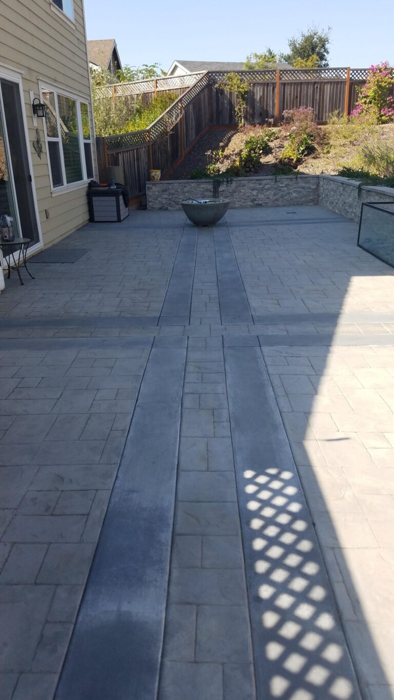 ColorWave® Water-Based Concrete Stain: Before and After