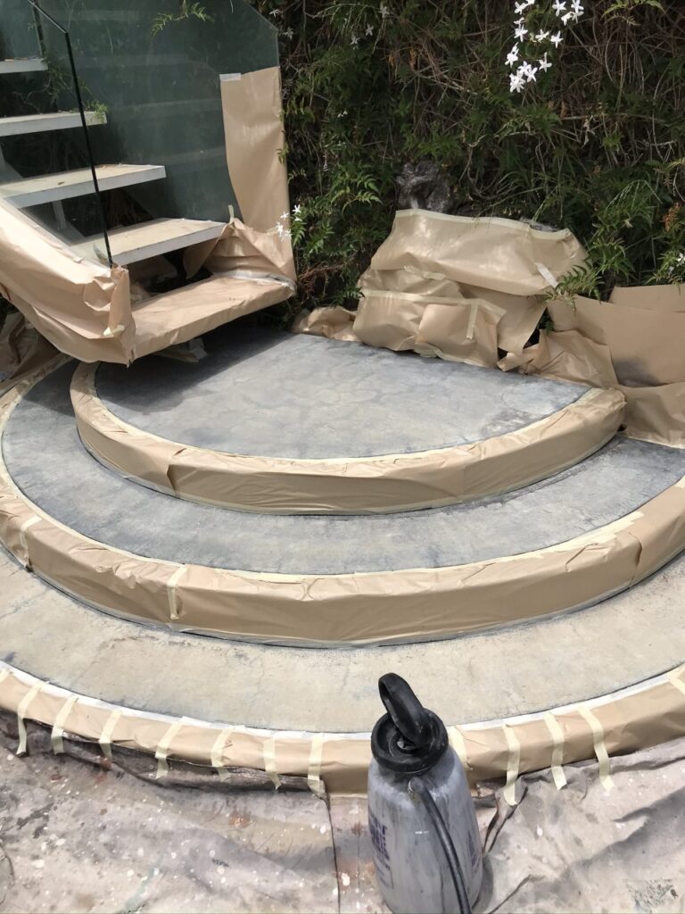 Light Slate Dye Concrete Stain Photo Gallery | Direct Colors