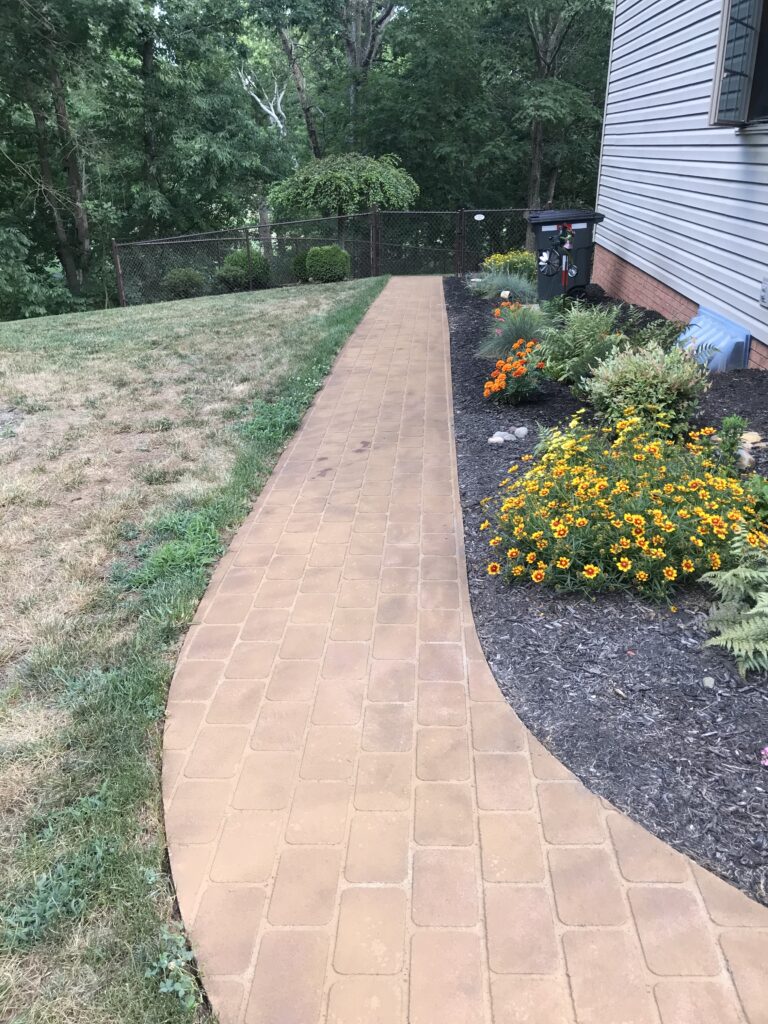 Stained Concrete Walkway DIY Gallery | Direct Colors