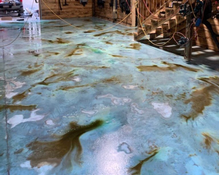 Azure Blue Concrete Stain: Inspiring Photo Gallery