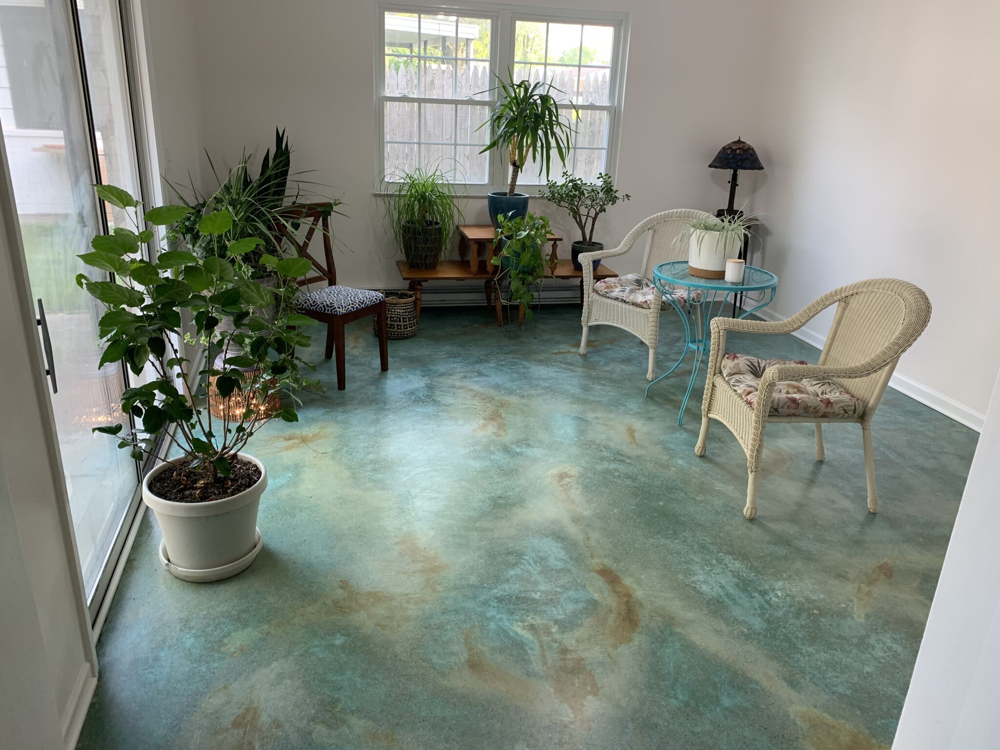 Azure Blue Concrete Stain: Inspiring Photo Gallery