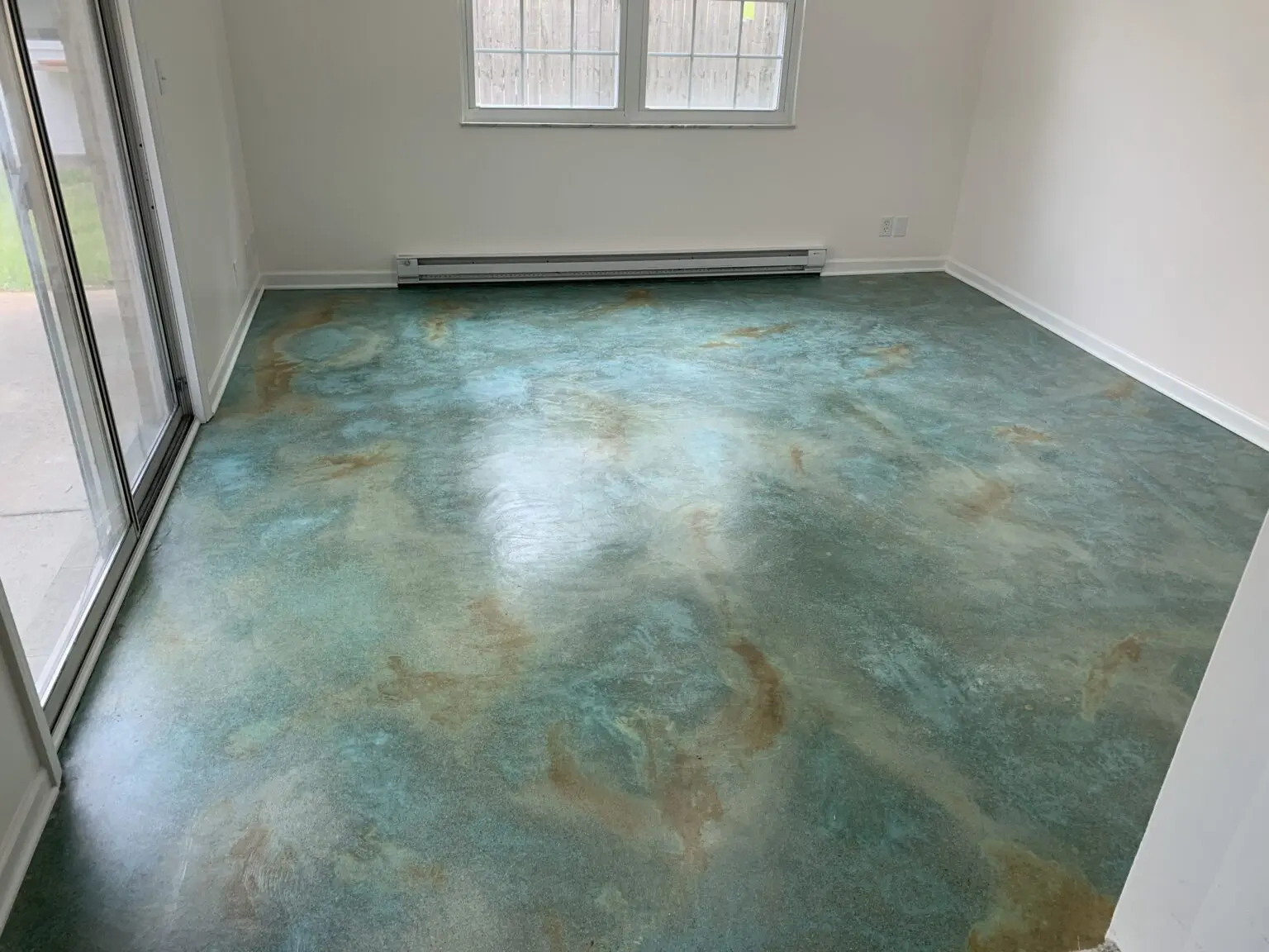 Azure Blue Concrete Stain: Inspiring Photo Gallery