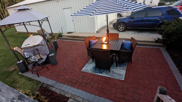 Stained Concrete Pavers: Before & After Gallery