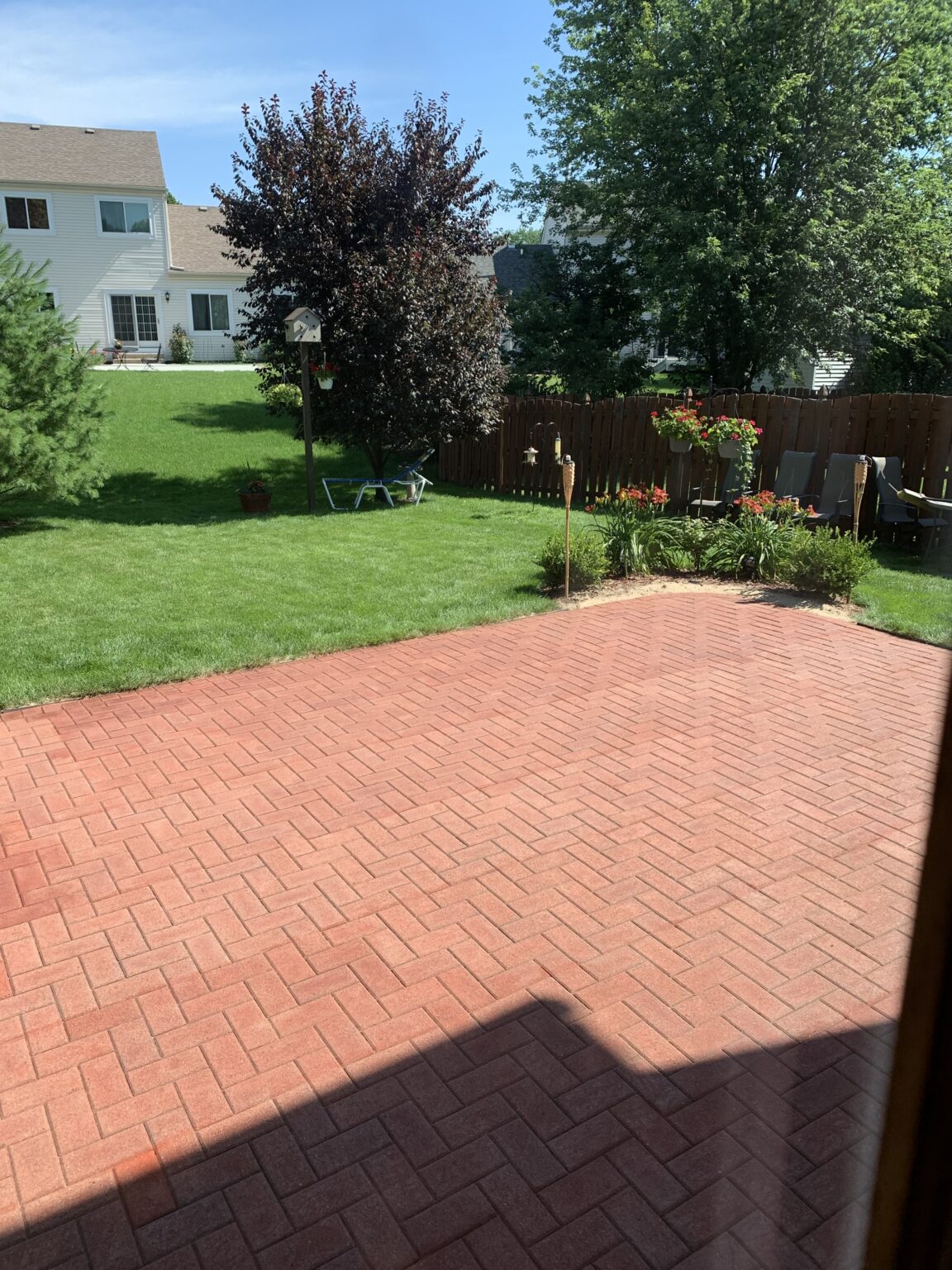 Crimson Red Stained Concrete: A Gallery of DIY Projects