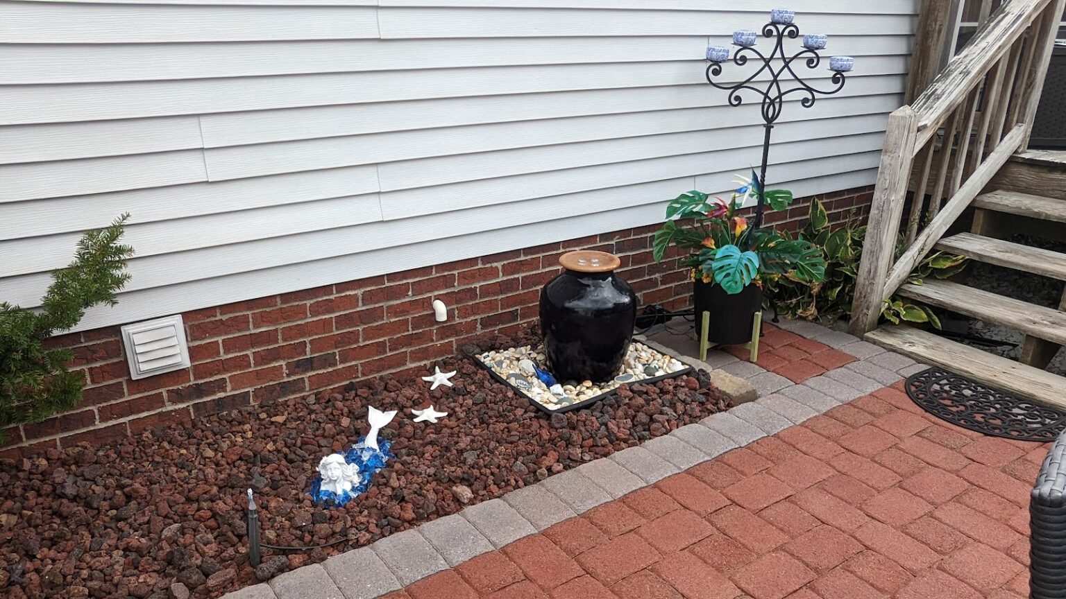 Stained Concrete Pavers: Before & After Gallery