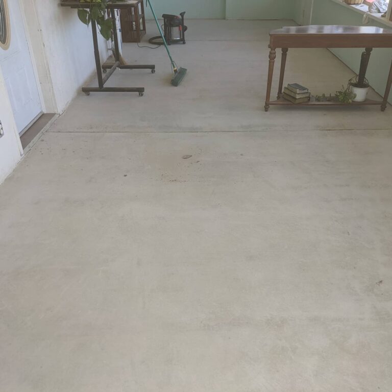 Water Based Concrete Stains Before & After