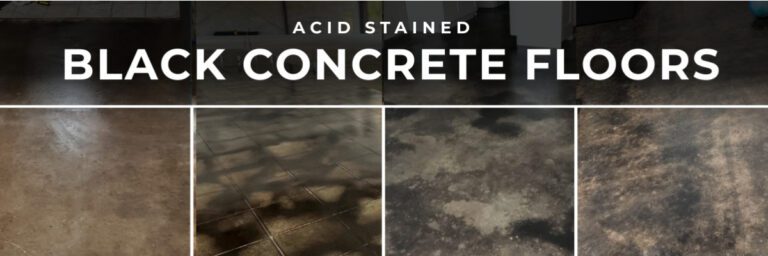Black Acid Stain Concrete: A Photo Gallery