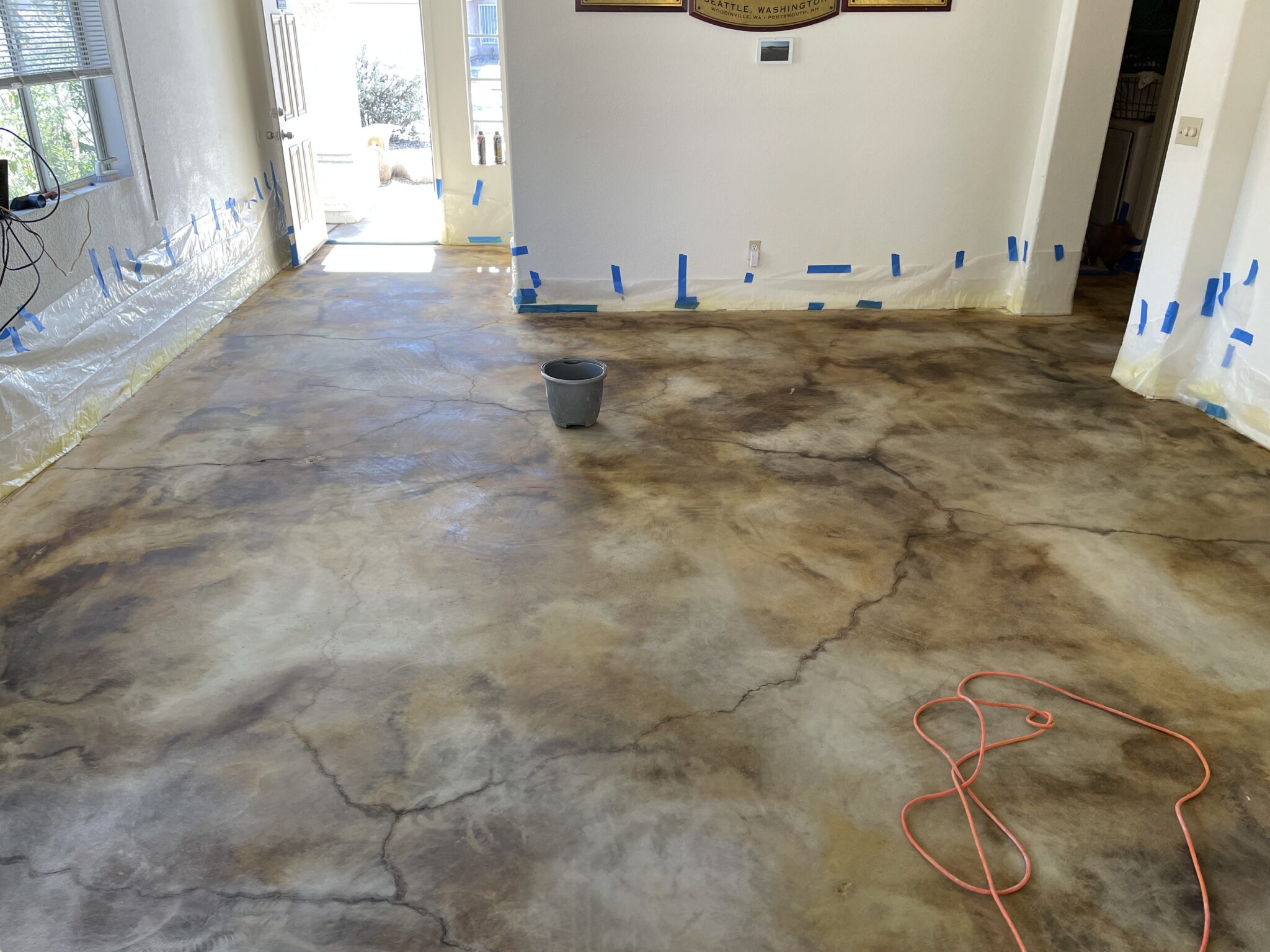 Malayan Buff Concrete Stain Photo Gallery | Direct Colors