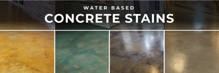 Water Based Concrete Stains Before & After