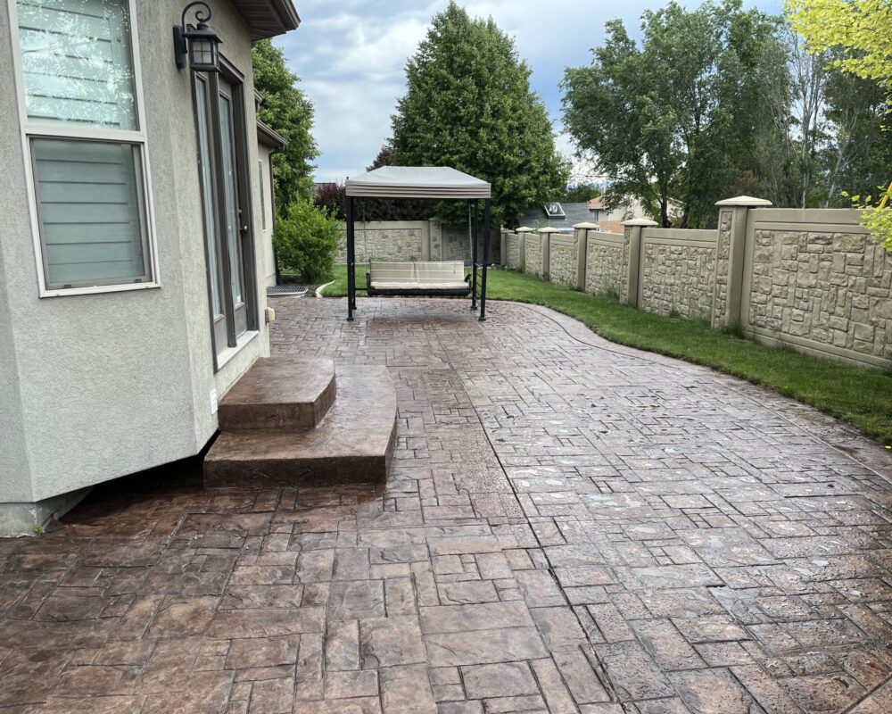 Concrete Tinted Sealer Colors: Before & After