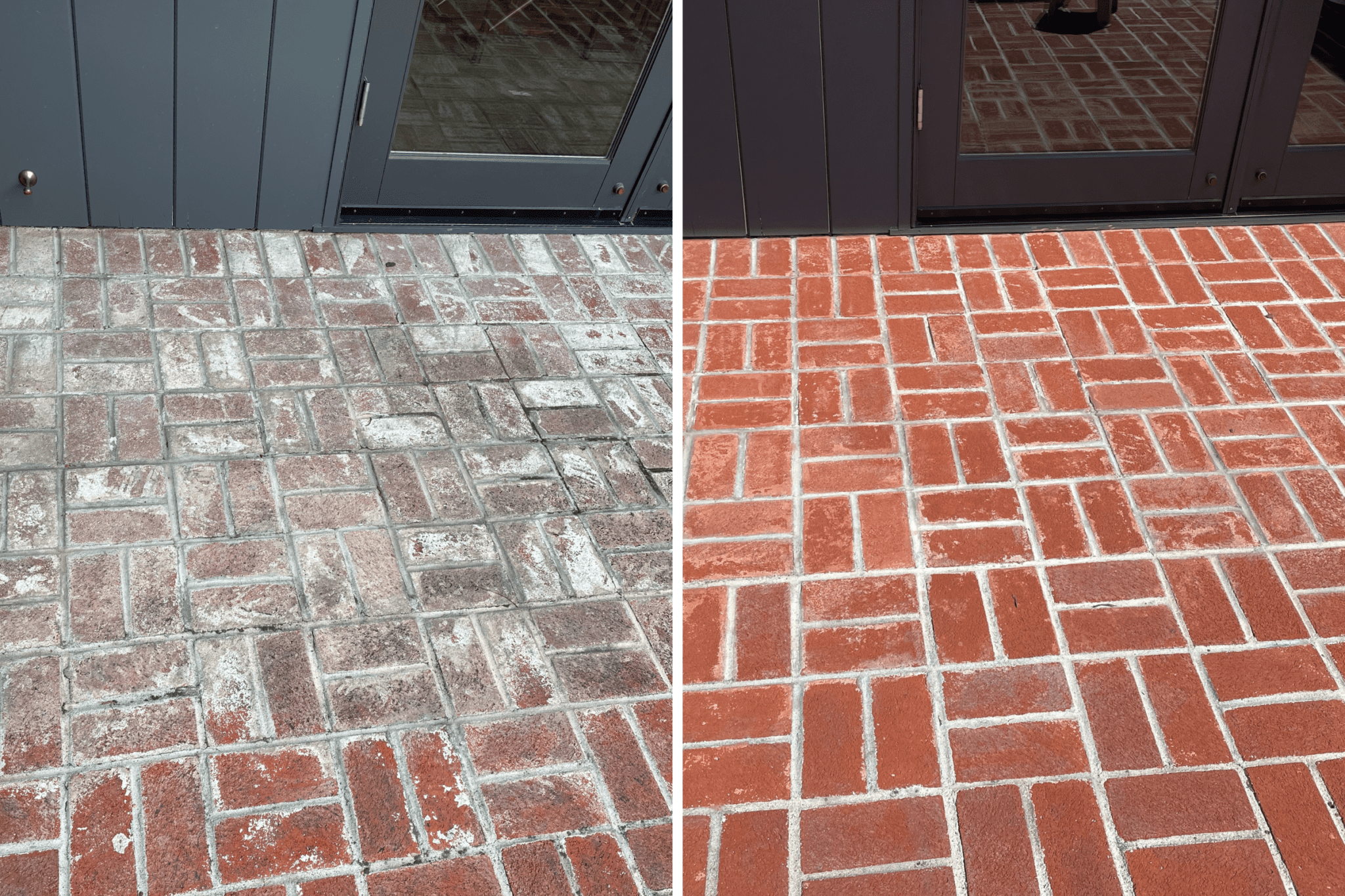 Stained Concrete Pavers: Before & After Gallery