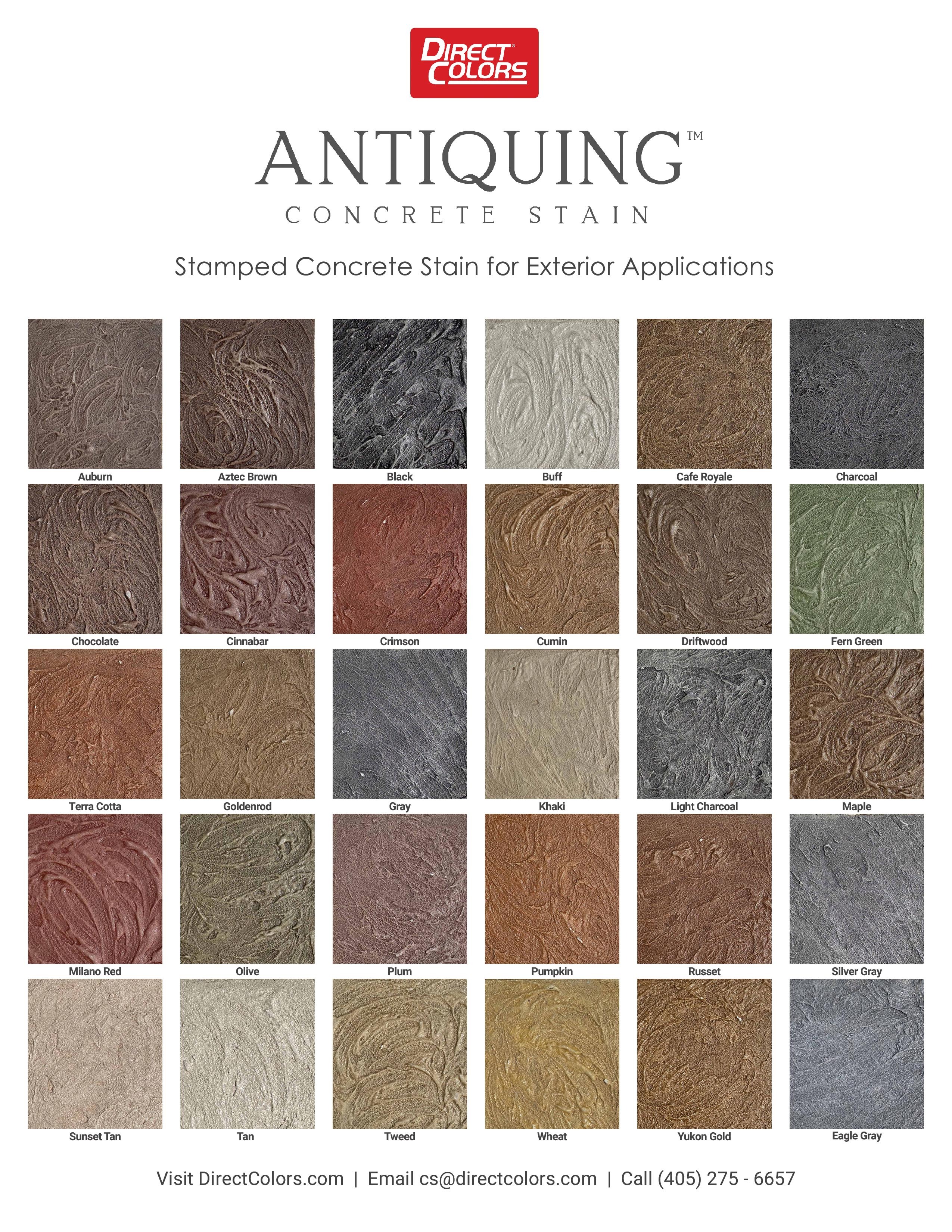 Concrete Antiquing Stain | Direct Colors