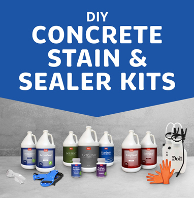 DIY Concrete Stain and Sealer Kits - Direct Colors