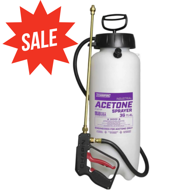 Chapin 21127XP: 3-gallon Industrial Concrete Tank Sprayer for Acetone ...